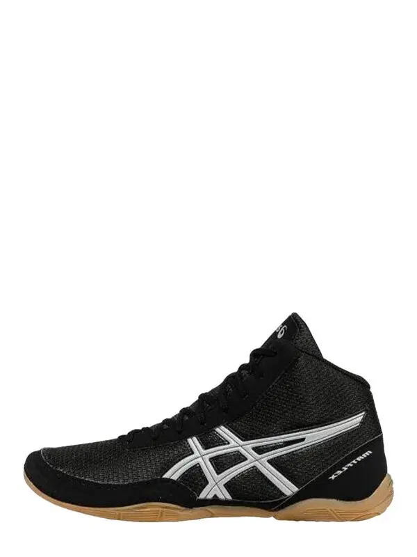 Asics Matflex 5 Wrestling Shoes - Black/silver
