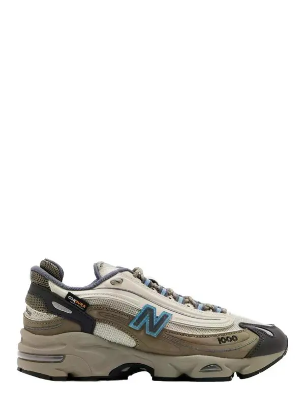 NEW BALANCE Cordura Panelled Lace-up Sneakers - Brown