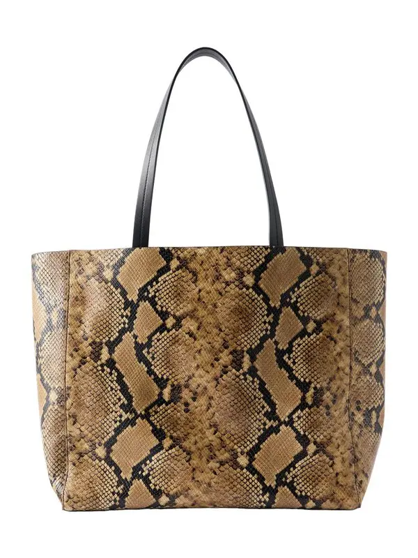 NILI LOTAN Keith Animal-print Leather Tote - Animal Print