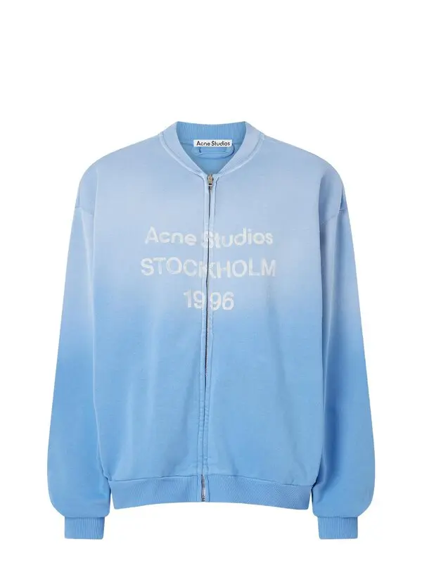 Acne Studios Fiah Zip-up Sweatshirt - Blue