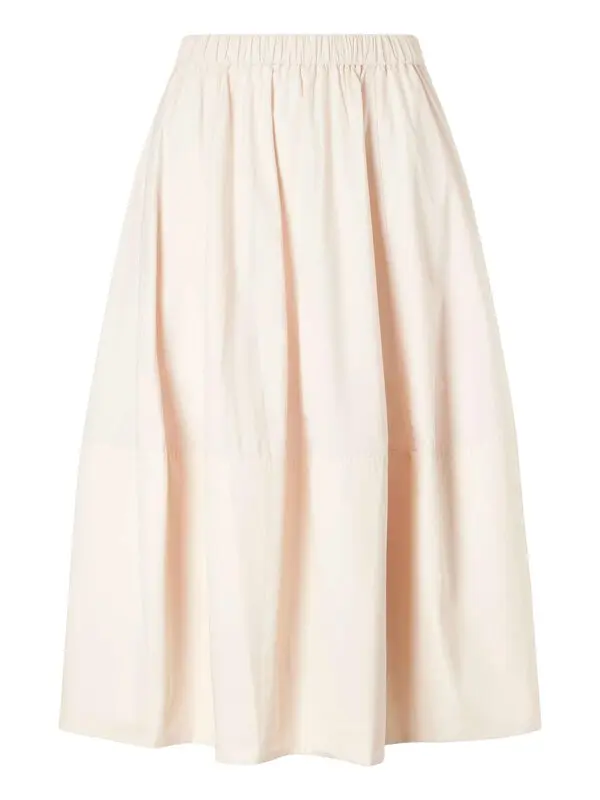 Co Bubble' Cotton-poplin Midi Skirt - Baby Pink