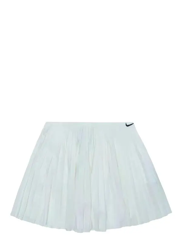 Nike Pleated A-line Mini Skirt - Neutrals