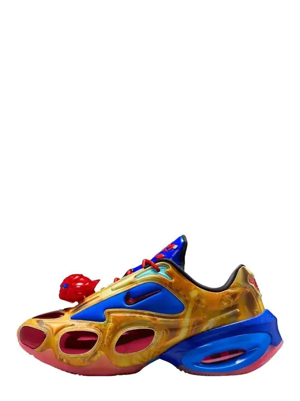 Nike X Windowsen Cut-out Marble-print Sneakers - Blue