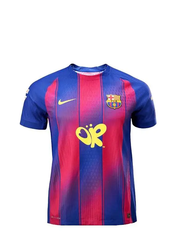 Nike X Fc Barcelona X Olivia Rodrigo 25/26 Home Player's Edition Jersey - Blue/garnet