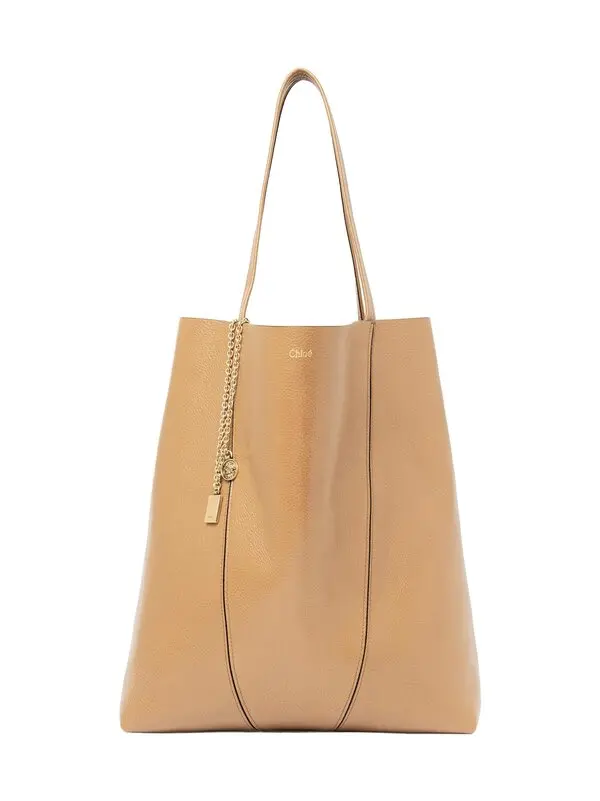 Chloé Spin Tote Bag - Milky Brown