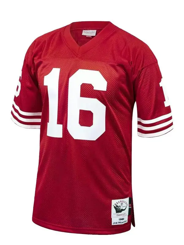 Mitchell & Ness Nfl San Francisco 49ers 1989 Joe Montana Replica Jersey - Red