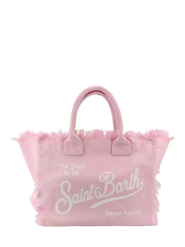 MC2 SAINT BARTH Logo Print Shoulder Bag - Pink