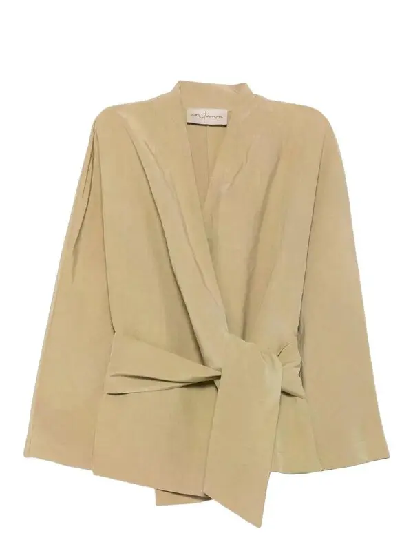 CORTANA Simona Wrap Jacket - Neutrals