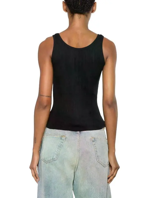 Amiri Embroidered Logo Tank Top - Black