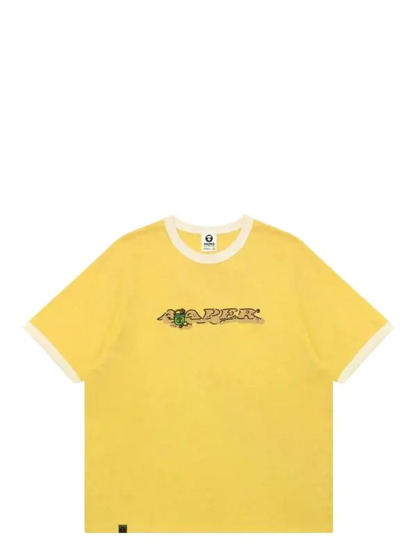 AAPE BY *A BATHING APE Graphic-print T-shirt - Yellow