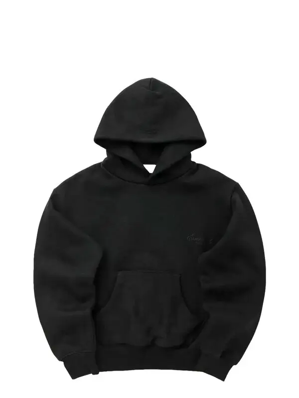 Fear Of God Essentials Logo-print Cotton Hoodie - Black