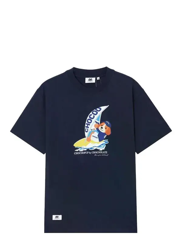 CHOCOOLATE Graphic-print T-shirt - Blue