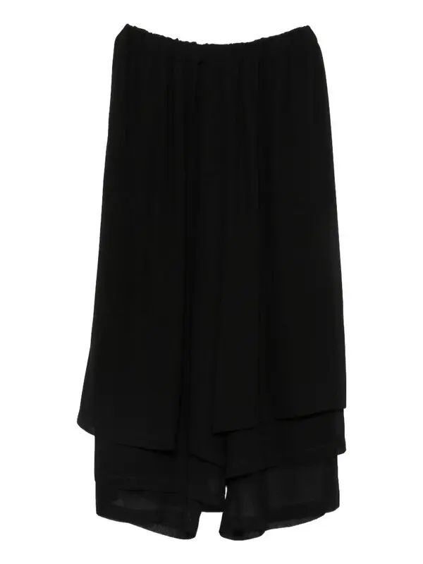 Comme Des Garçons Wide-leg Trousers - Black