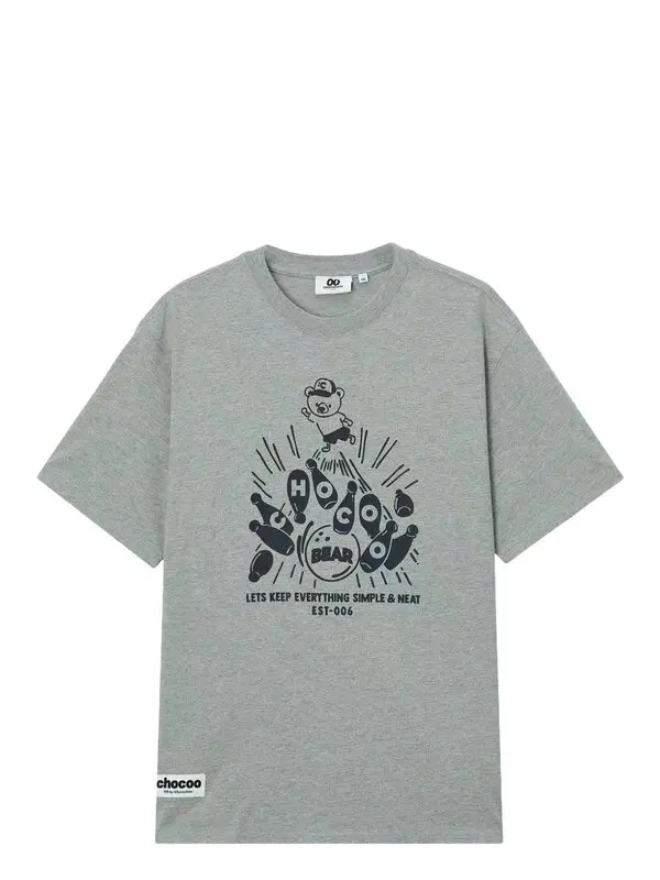 CHOCOOLATE Graphic-print T-shirt - Grey
