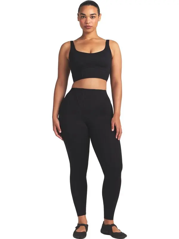 SKIMS Corset 26" Legging | Black | Medium | Nike Matte - Obsidian