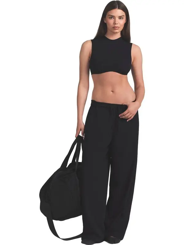 SKIMS Oversized Pants In Black - Obsidian