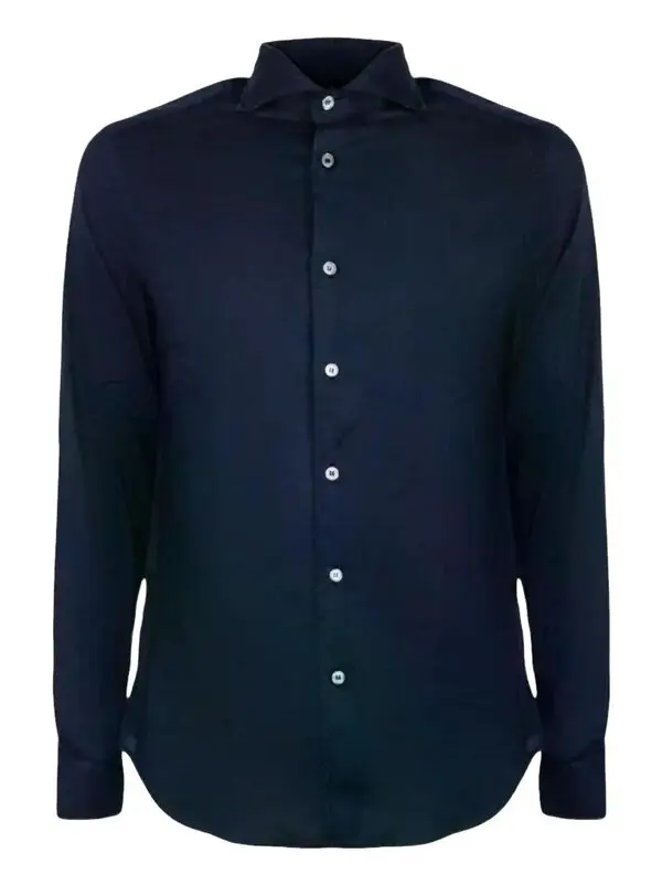 Fedeli Long-sleeve Shirt - Blue