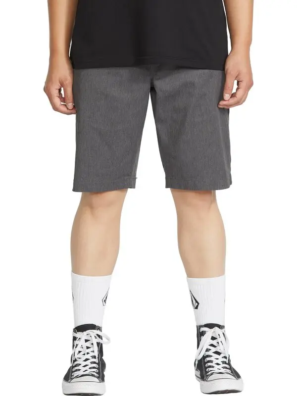 Volcom Frickin Modern Stretch Shorts - Charcoal Heather