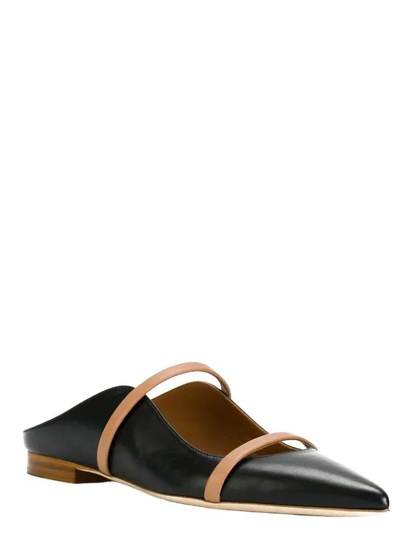 MALONE SOULIERS Maureen Pointed-toe Flat Shoes - Black