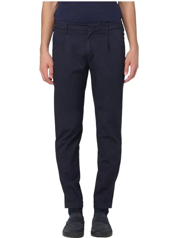 FAY Logo Casual Pants - Blue