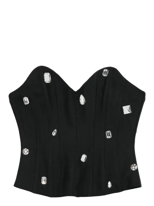 David Koma Decorative Corset - Black