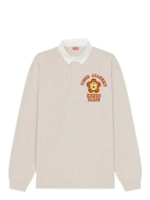 Kenzo Tiger Academy' Polo Shirt - Gray