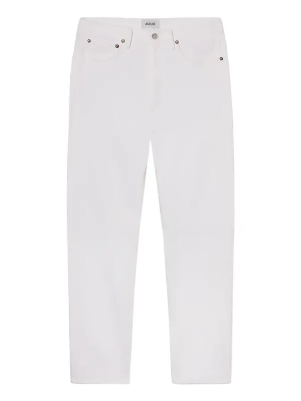 AGOLDE 90's Mid Rise Straight Leg 32" Inseam Jean - Marshmallow