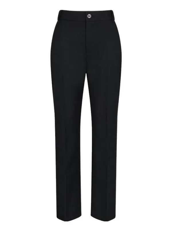Soeur Tailored Trousers With Belt Loops - Black