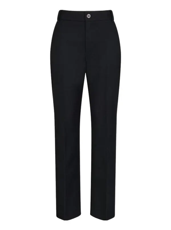 Soeur Tailored Trousers With Belt Loops - Black