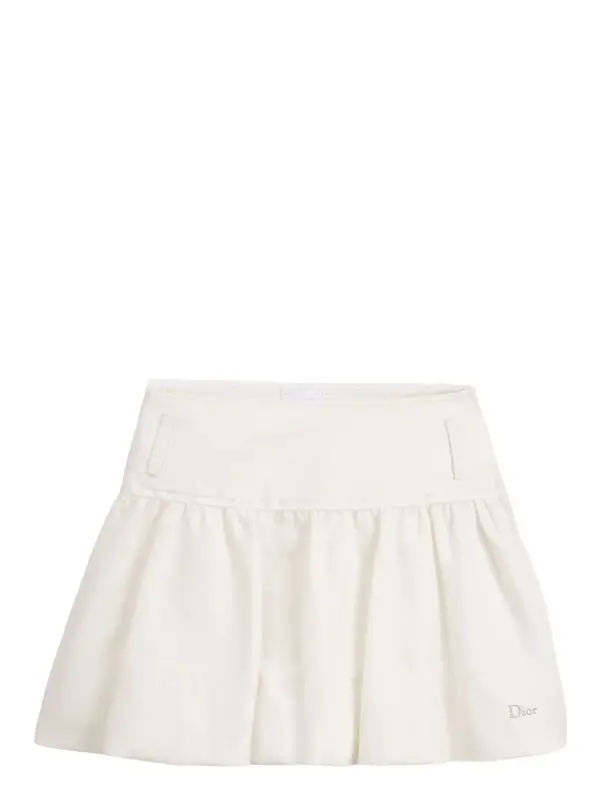 Dior Balloon Midi Skirt - Ivory