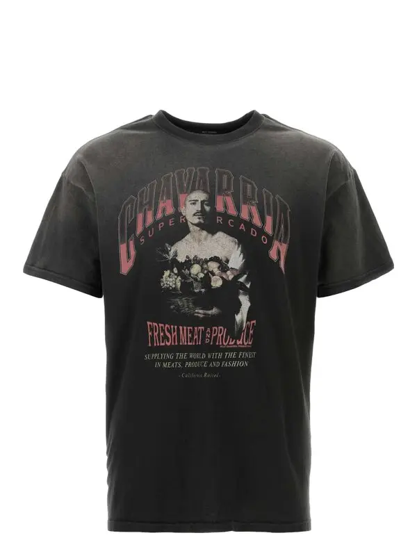 WILLY CHAVARRIA San Chachi Graphic T-shirt - Black
