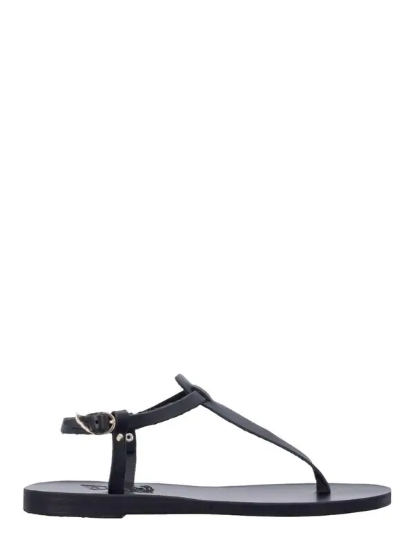 ANCIENT GREEK SANDALS Lito Strappy Flat Sandals - Black