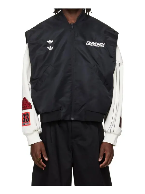WILLY CHAVARRIA X Adidas Originals Padded Reversible Vest - Black