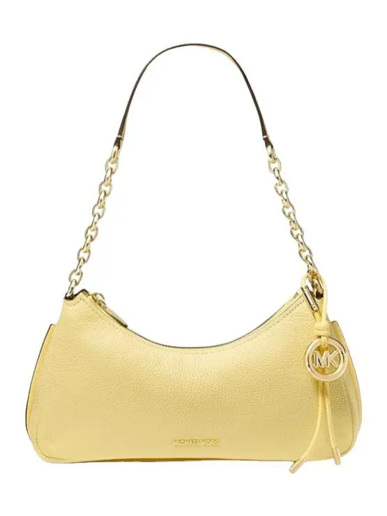 Michael Kors Medium Nolita Chain Pochette Bag - Lemon