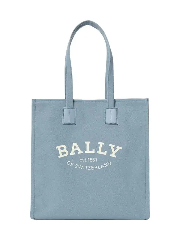 Bally Logo Tote Bag - Blue