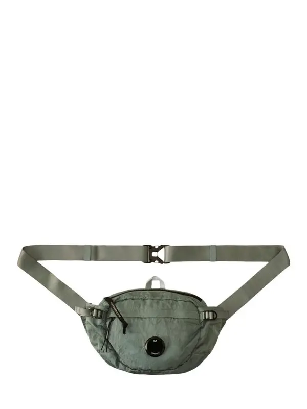 C.P. COMPANY Lens Detailed Belt Bag - Silver-blue