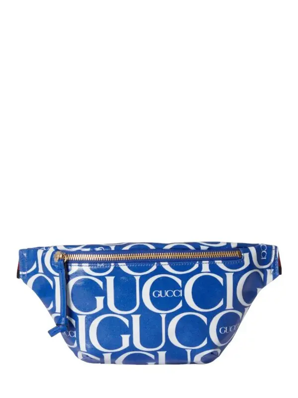 Gucci Printed Waist Pack - Blue