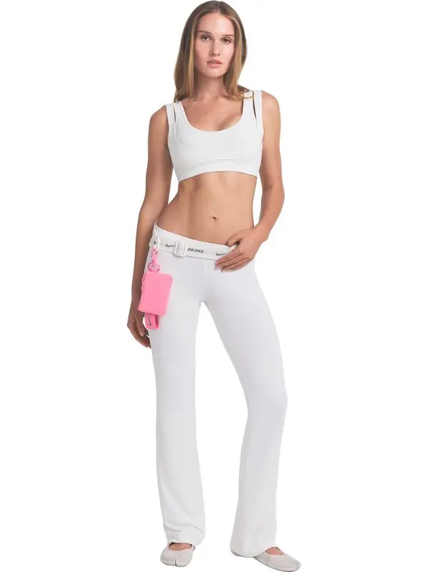 SKIMS X Nike Airy Low Rise Mini Flare Pants - Ivory