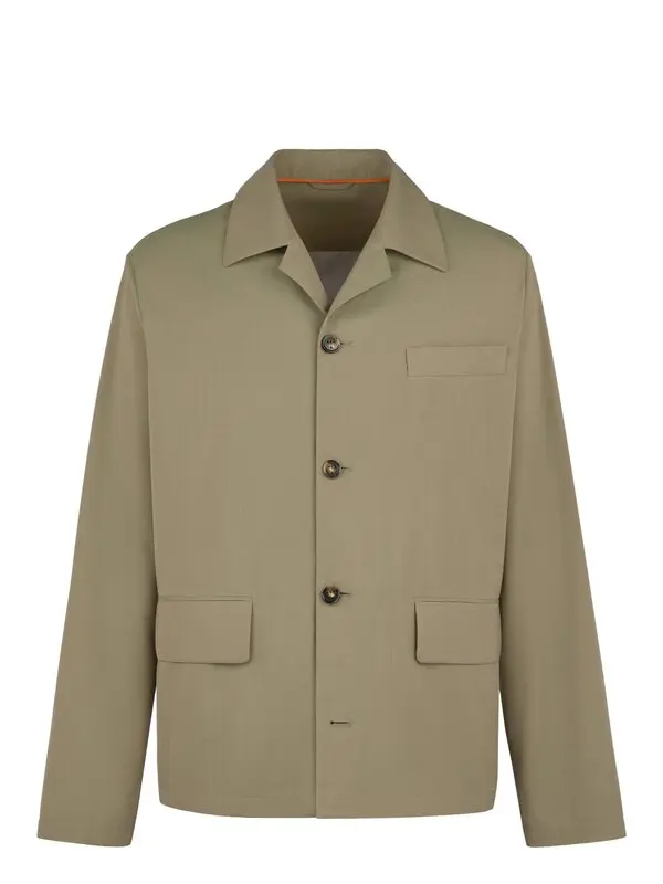 TOD'S Overshirt In Silk - Green