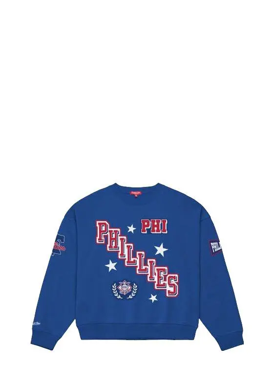 Mitchell & Ness Philadelphia Phillies Pep Rally Sweatshirt - Royal
