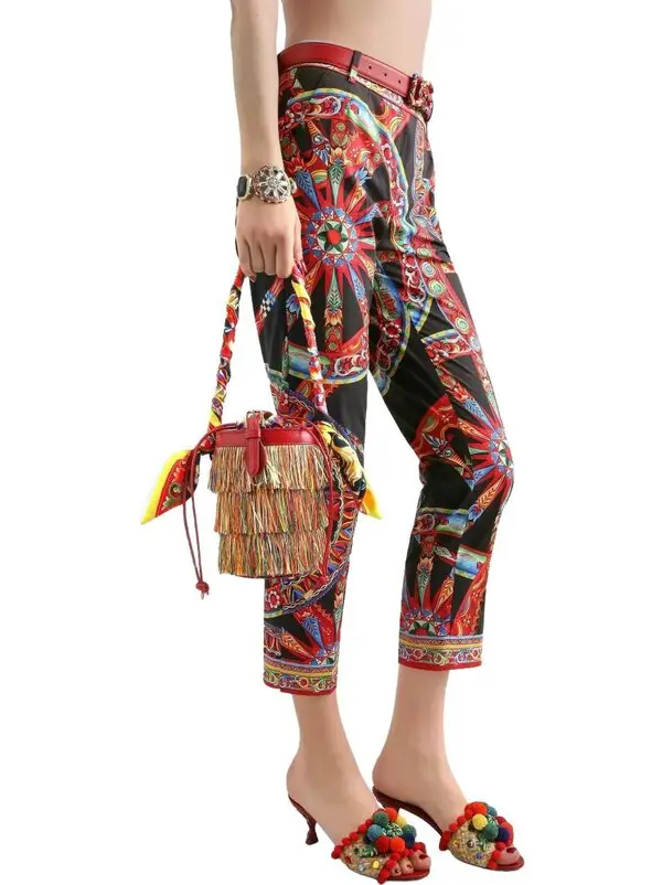Dolce & Gabbana Raffia Capri Bucket Bag - Neutrals