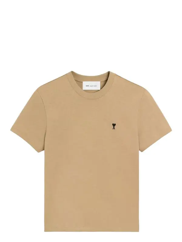 AMI Paris Cotton T-shirt - Neutrals
