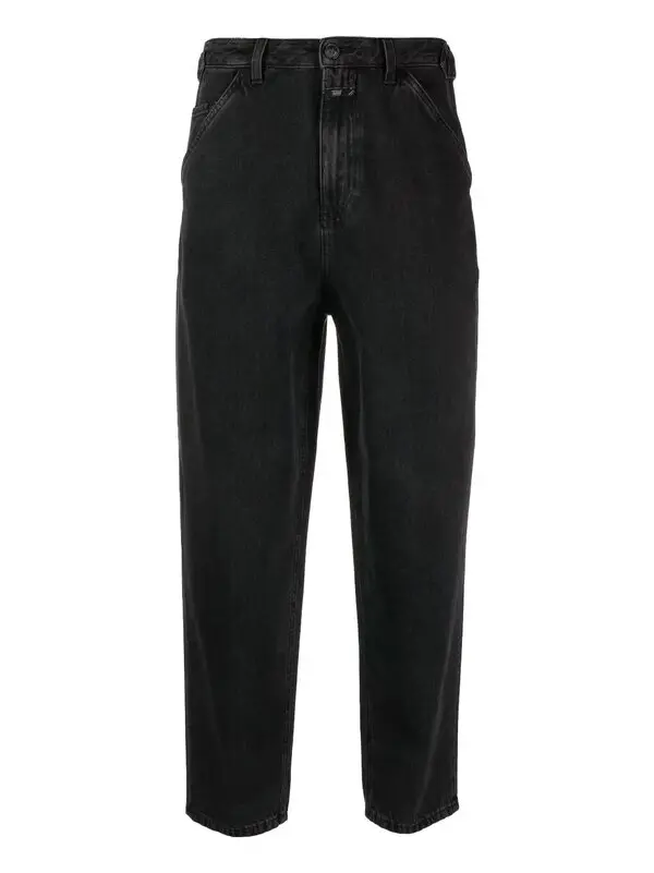Closed Washed Tapered Jeans - Grey