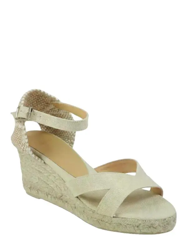 CastaÑer Bruna Wedge Espadrilles - Neutrals