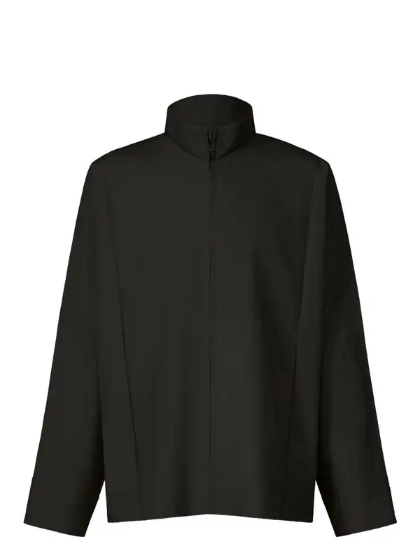 Issey Miyake High-neck Zip Jacket - Black