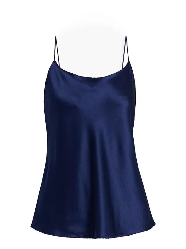 Vince Silk Satin Camisole - Indigo