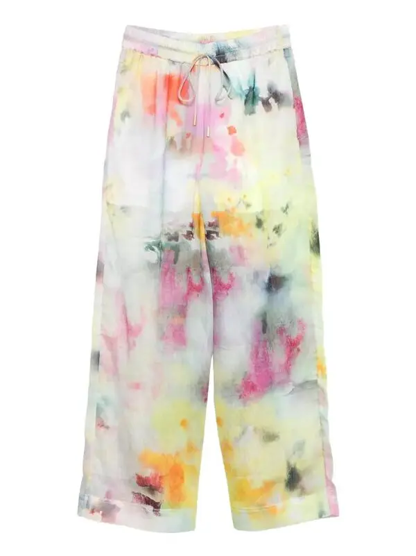 Aje Floral Print Trousers - Grey