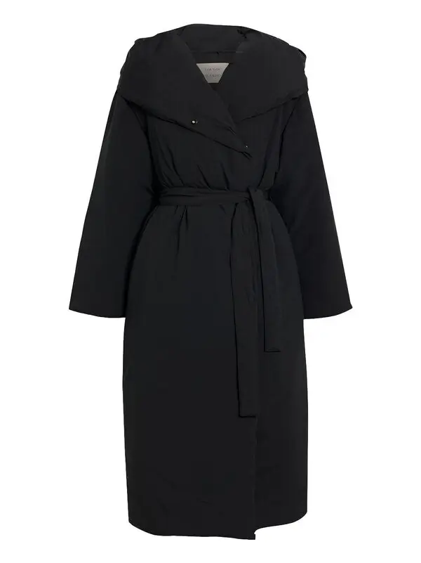 Loulou De Saison Doris Shell Hooded Down Coat - Black