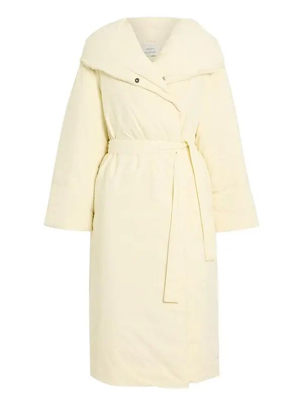Loulou De Saison Doris Shell Hooded Down Coat - Ivory