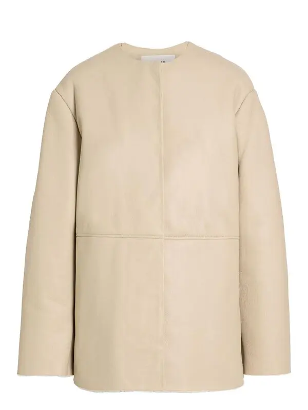 Loulou De Saison Fargo Shearling Jacket - Cream